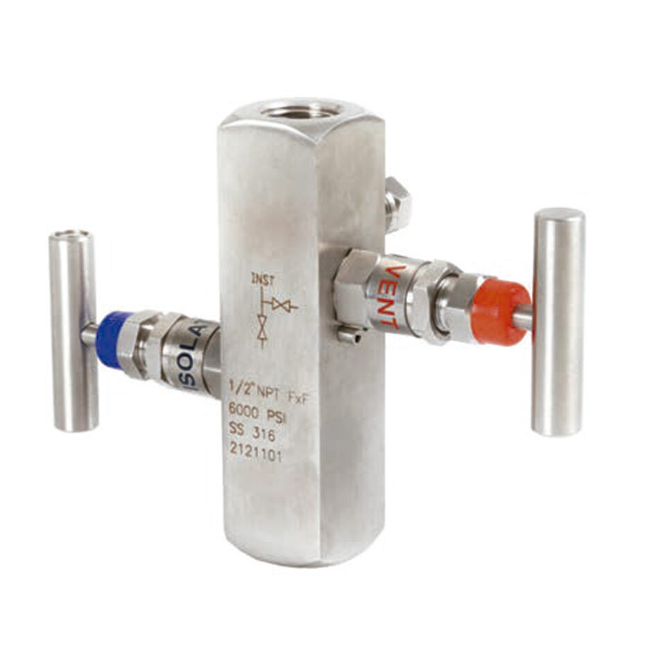 Manifold 1 vía 2 válvulas para bloqueo y purga archivos - Válvulas de ...